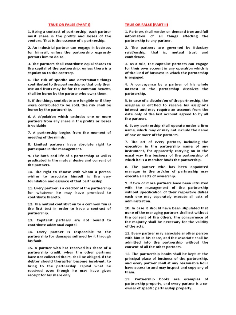 ASSIGNMENT | PDF | Partnership | Assignment (Law)