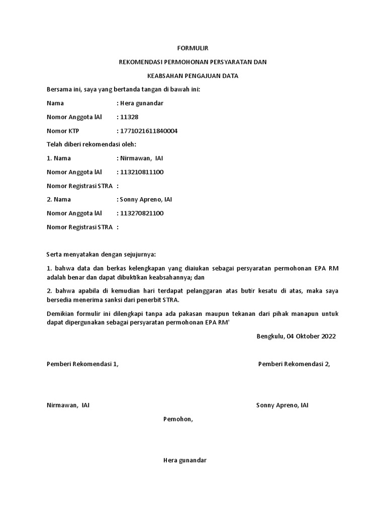 FORMULIR Eparm | PDF