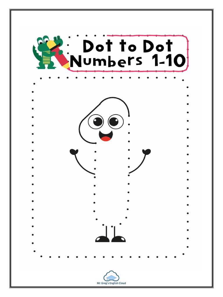 Dot To Dot Numbers | PDF
