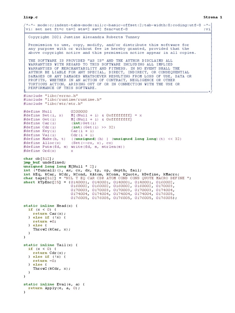 Lisp C | PDF | Programming Paradigms | Software Development