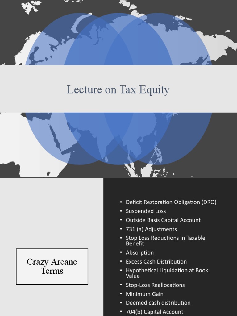 Tax Equity | PDF | Taxes | Equity (Finance)