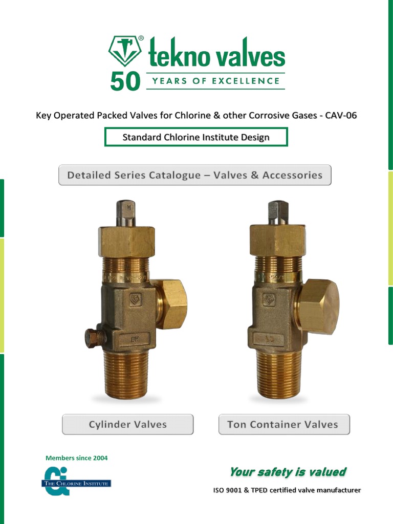 Tekno Valves Ton Container | PDF | Valve | Pipe (Fluid Conveyance)