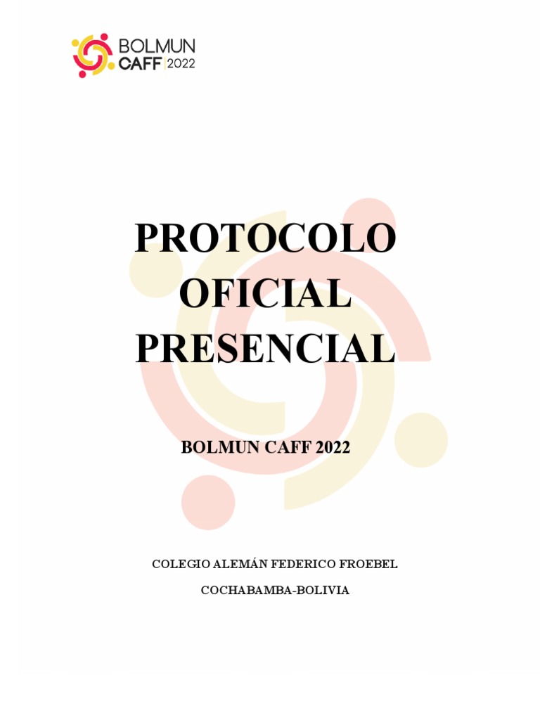 Protocolo Oficial Modelo de Naciones Unidas | PDF | Naciones Unidas ...