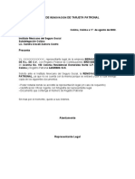 Escrito Imss Cambio De Domicilio Pdf