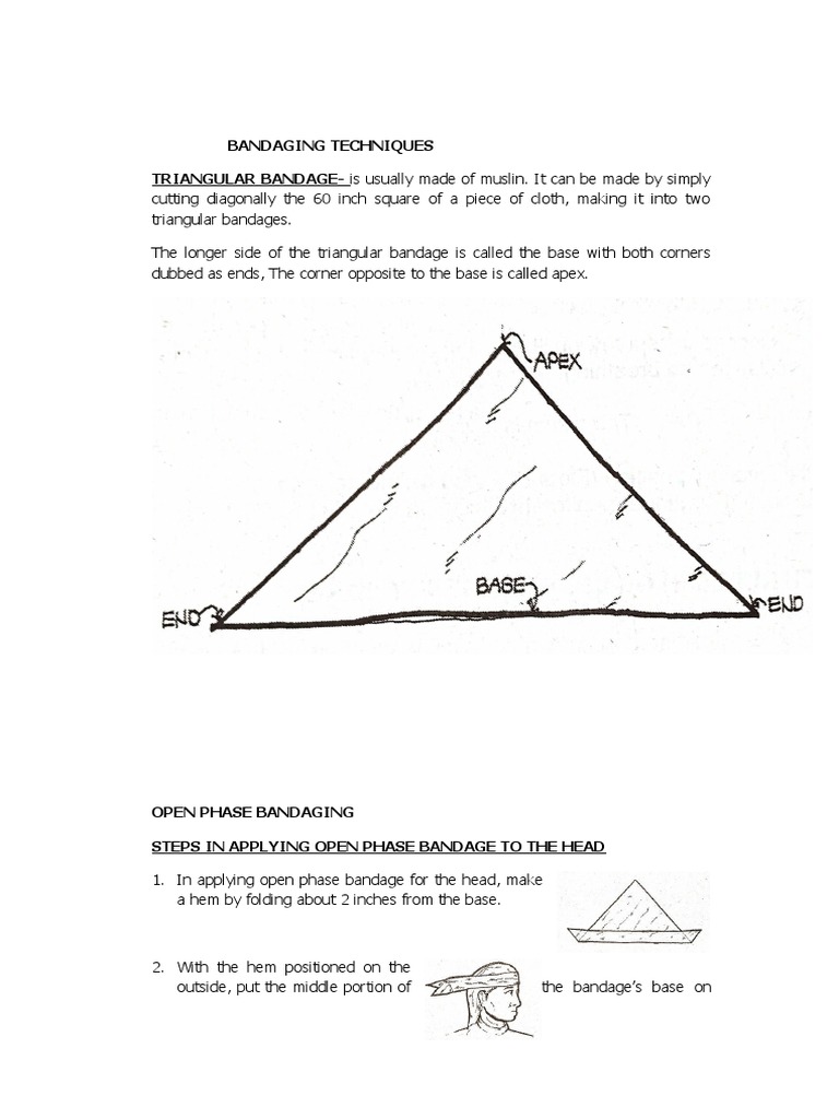 Bandaging Technique | Download Free PDF | Hand | Knot
