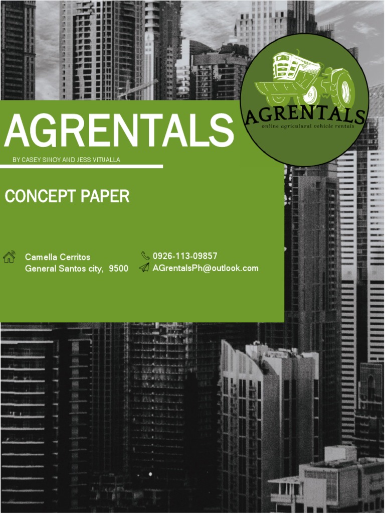 Entrep Concept Paper | PDF | Renting | Mobile App