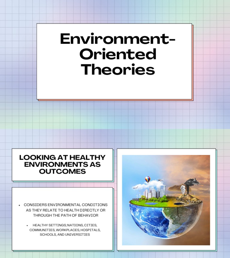 Environment-Oriented Theories | PDF