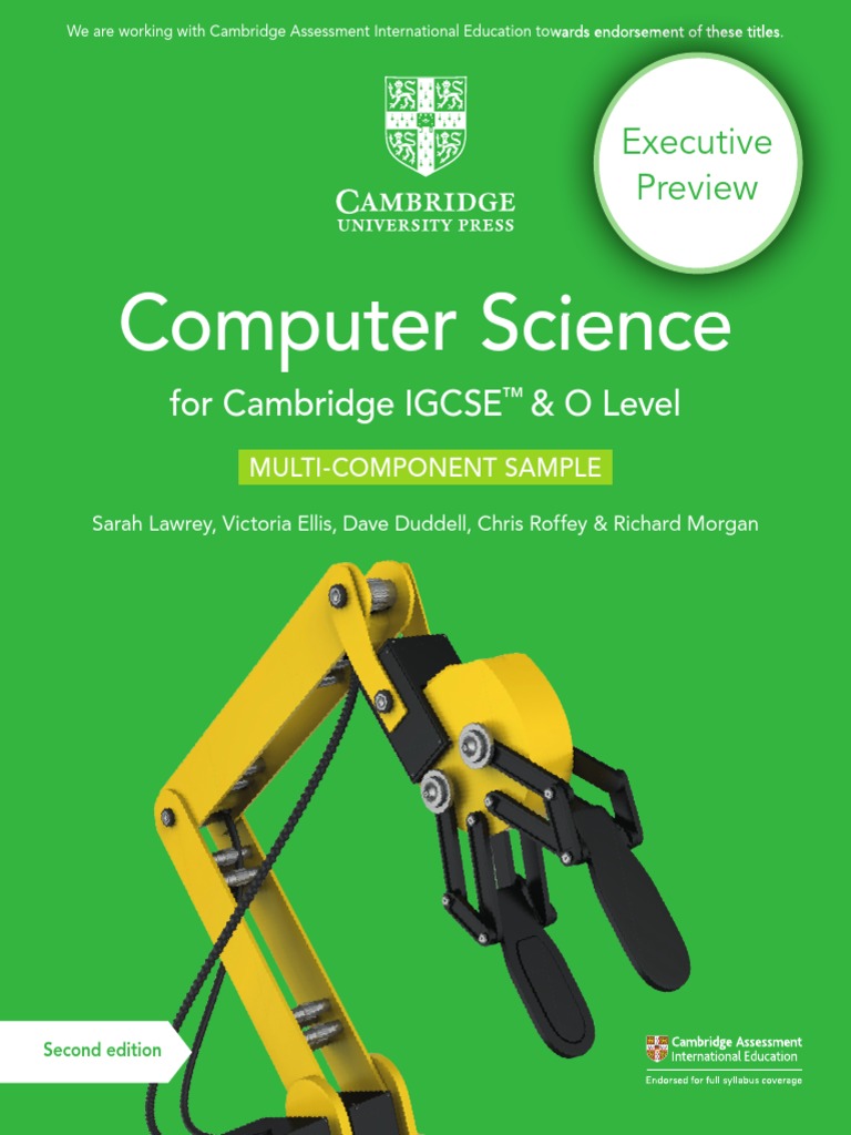Cambridge Igcse Computer Science Executive Preview Pdf Computer Data Storage Data