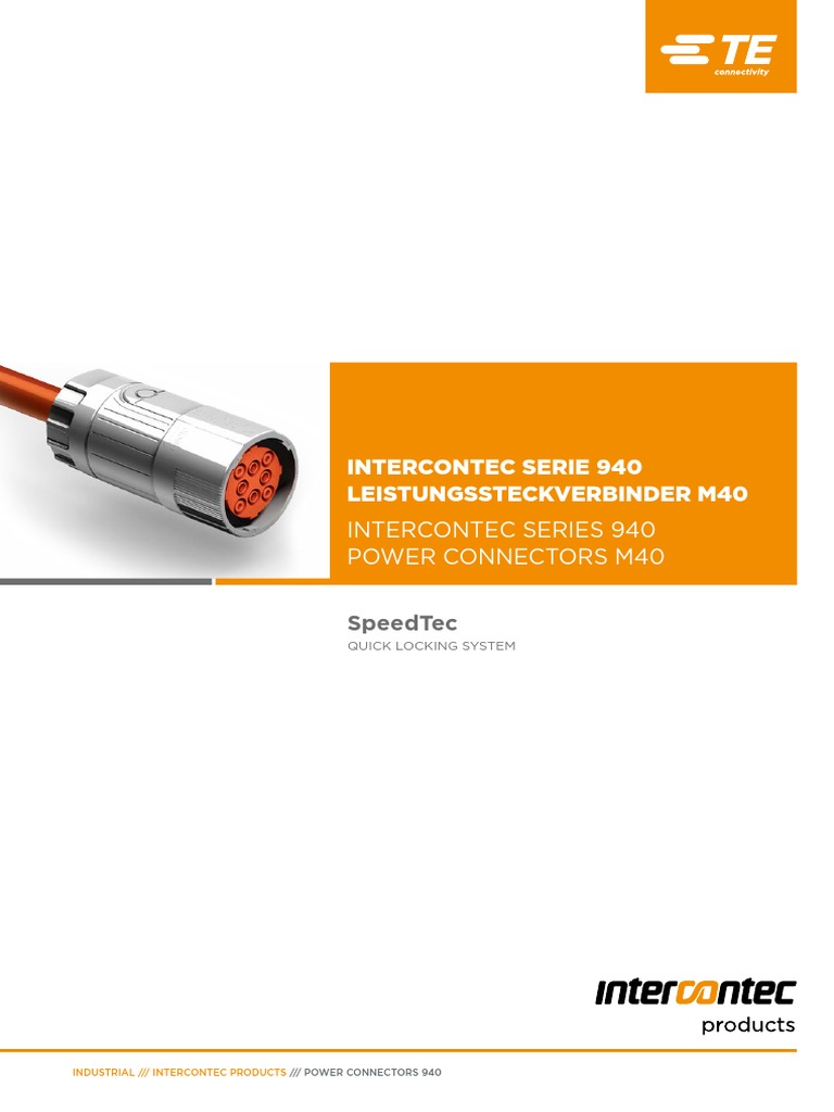 ENG DS 1-1773906-5 Intercontec 940 Catalog 0818 | PDF