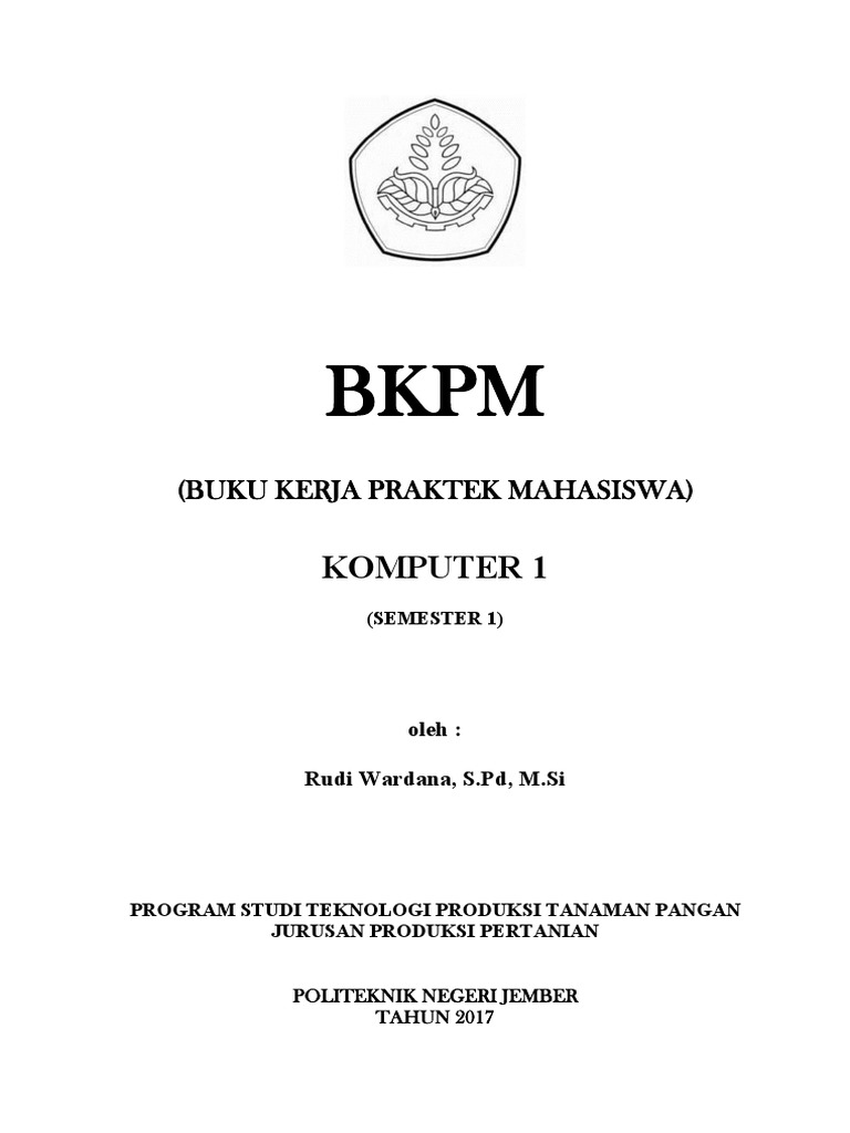 BKPM Komputer 1 | PDF
