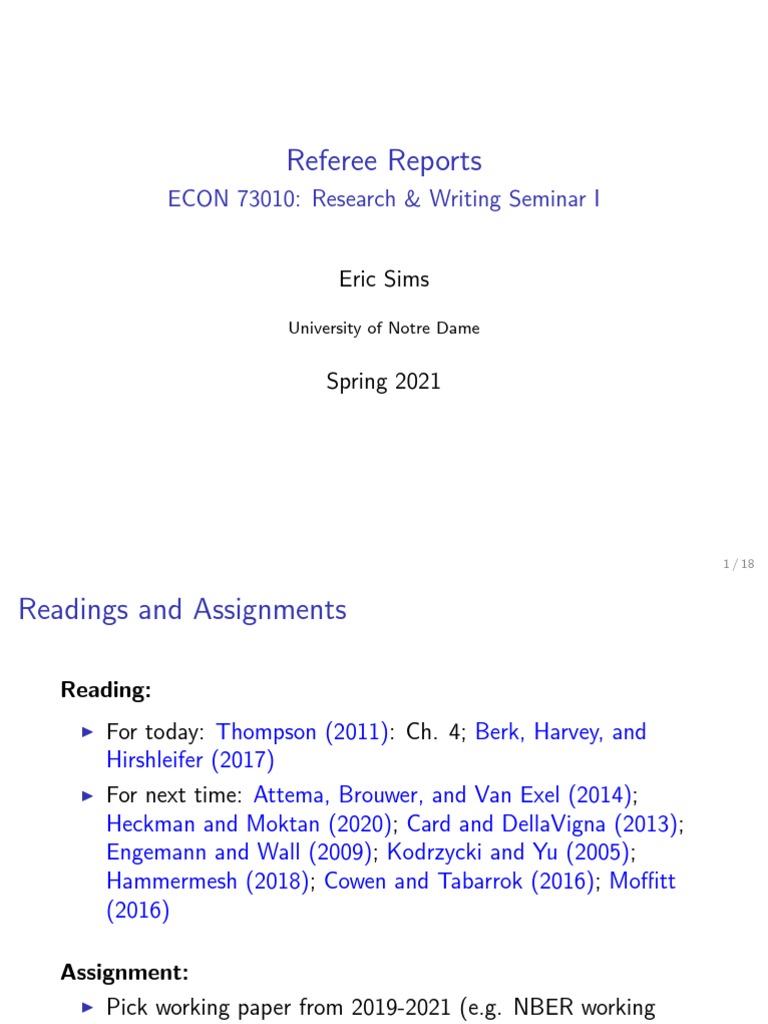 Eric Sims Referee | PDF | Cognition