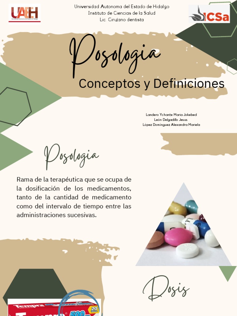 Posologia | PDF | Medicamentos con receta | Farmacología