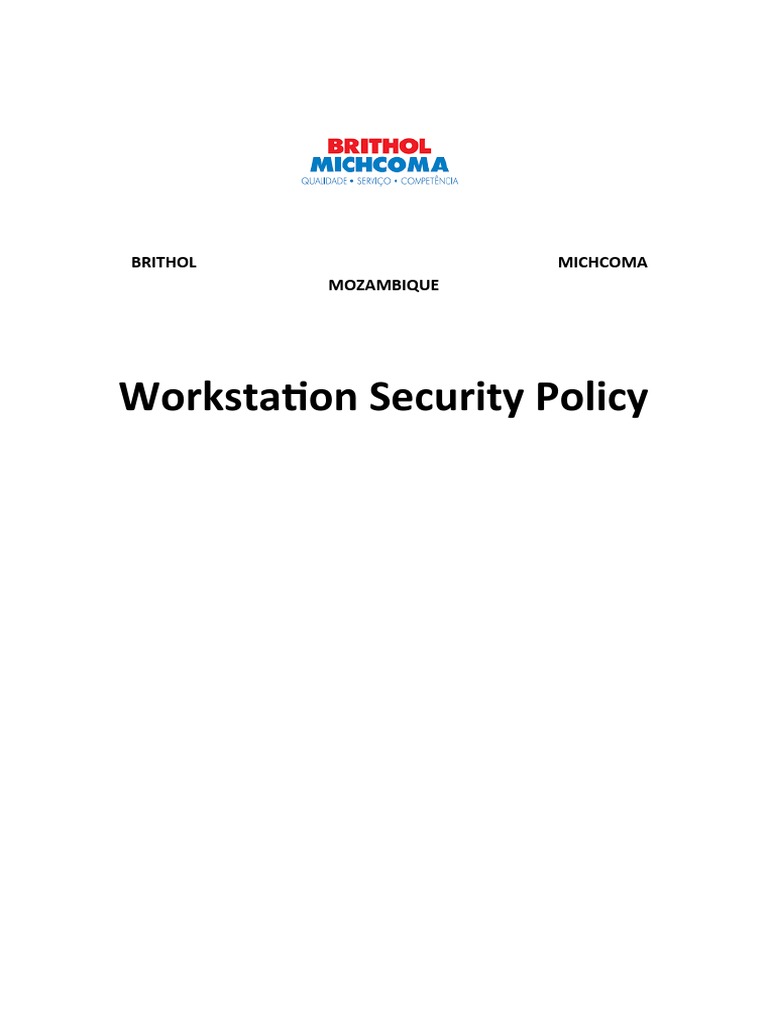 IT Security Policy - WORKSTATION | PDF | Security | Computer Security