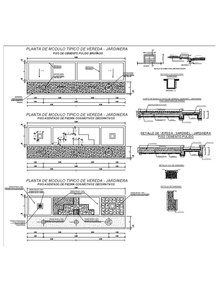 Detalle Vereda | PDF