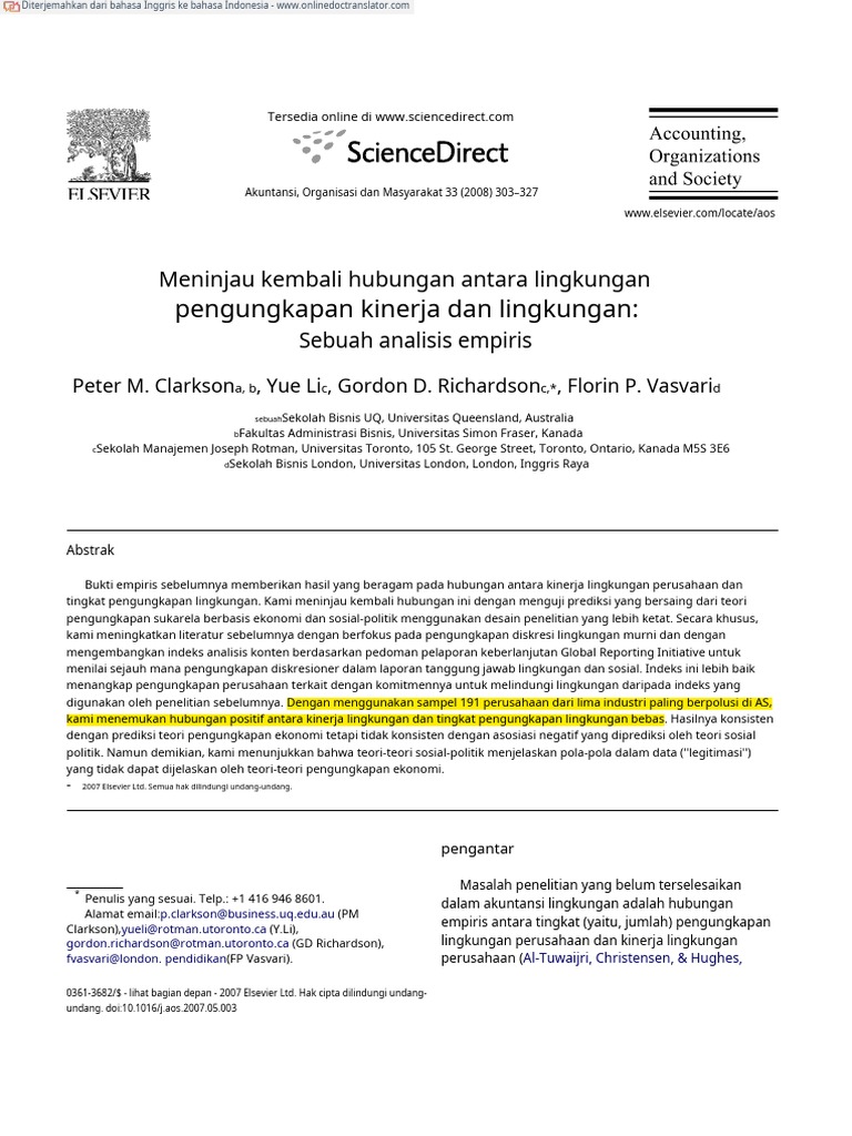Clakrson 2008.en - Id | PDF | Karier & Perkembangan