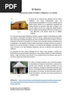 Diferencias entre Caney y Bohío Taino | PDF