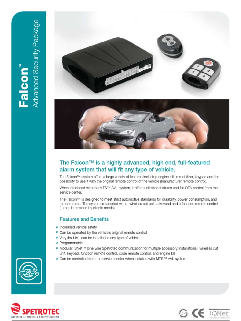 Falcon - Alarm System That Will Fit Any Type of Vehicle. | PDF | Remote ...