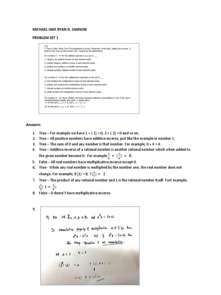 Problem Set 1 | PDF