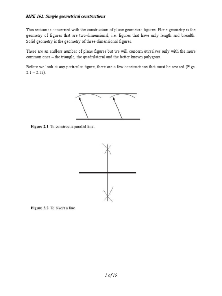 Geometry Constructions Guide | PDF | Triangle | Circle