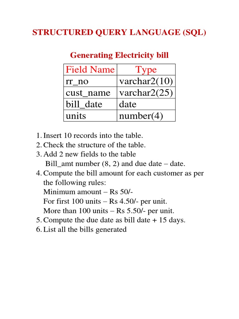 SQL Sci Pract | PDF | Table (Database) | Sql