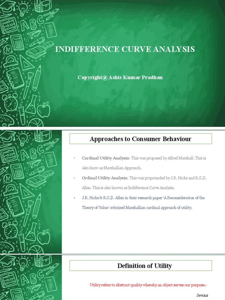 Lec 7 Indifference Curve Analysis and Consumer Equilibrium | PDF ...