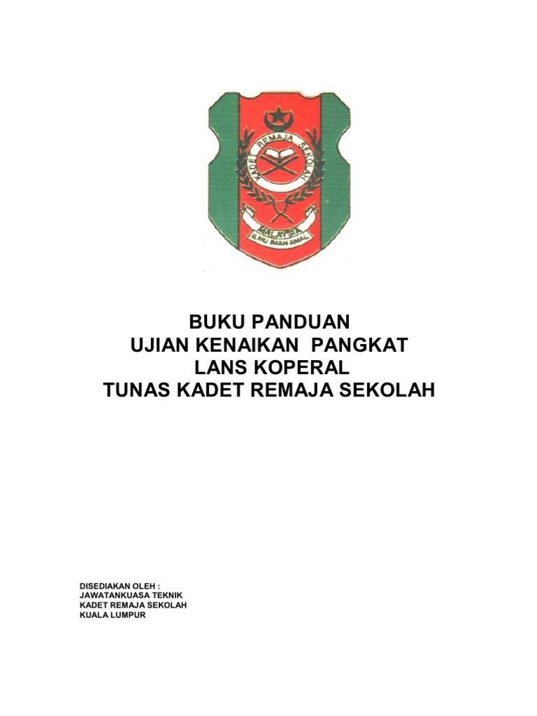Panduan Ujian Kenaikan Pangkat LKPL TKRS | PDF