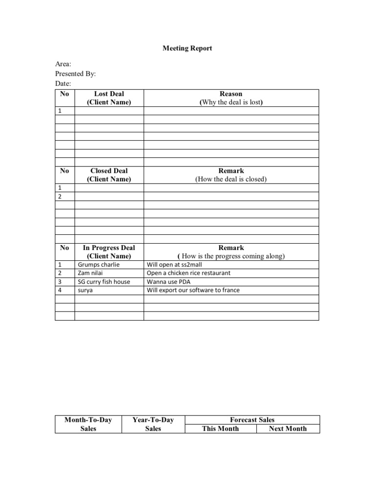 Meeting Report | PDF