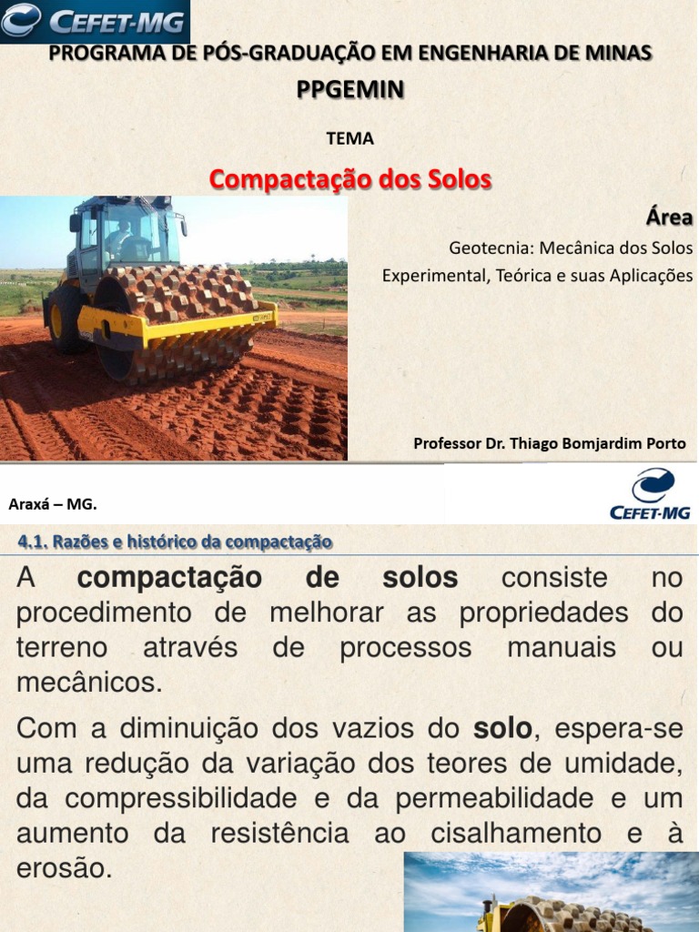 Compactação de Solos: Teoria e Prática | PDF | Mecânica dos solos ...