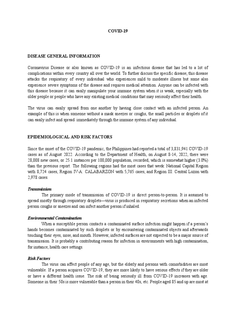 Disease Outbreak Case Study | PDF | Infection | Public Health