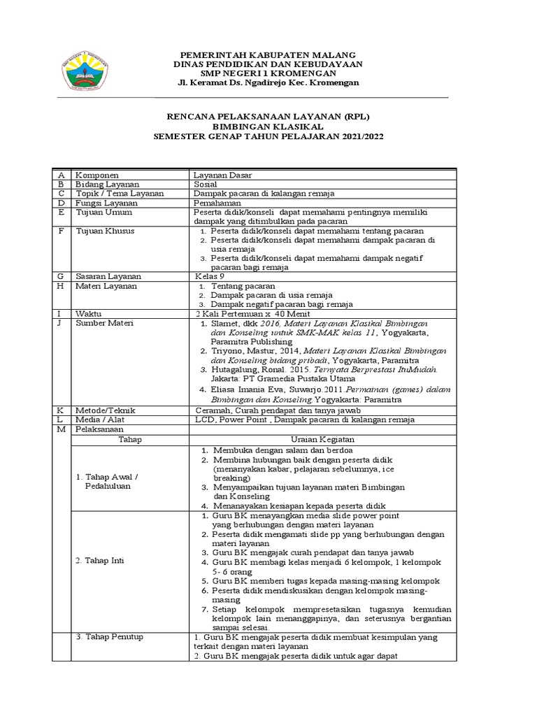 Dampak Pacaran pada Remaja | PDF | Karier & Perkembangan | Sains ...