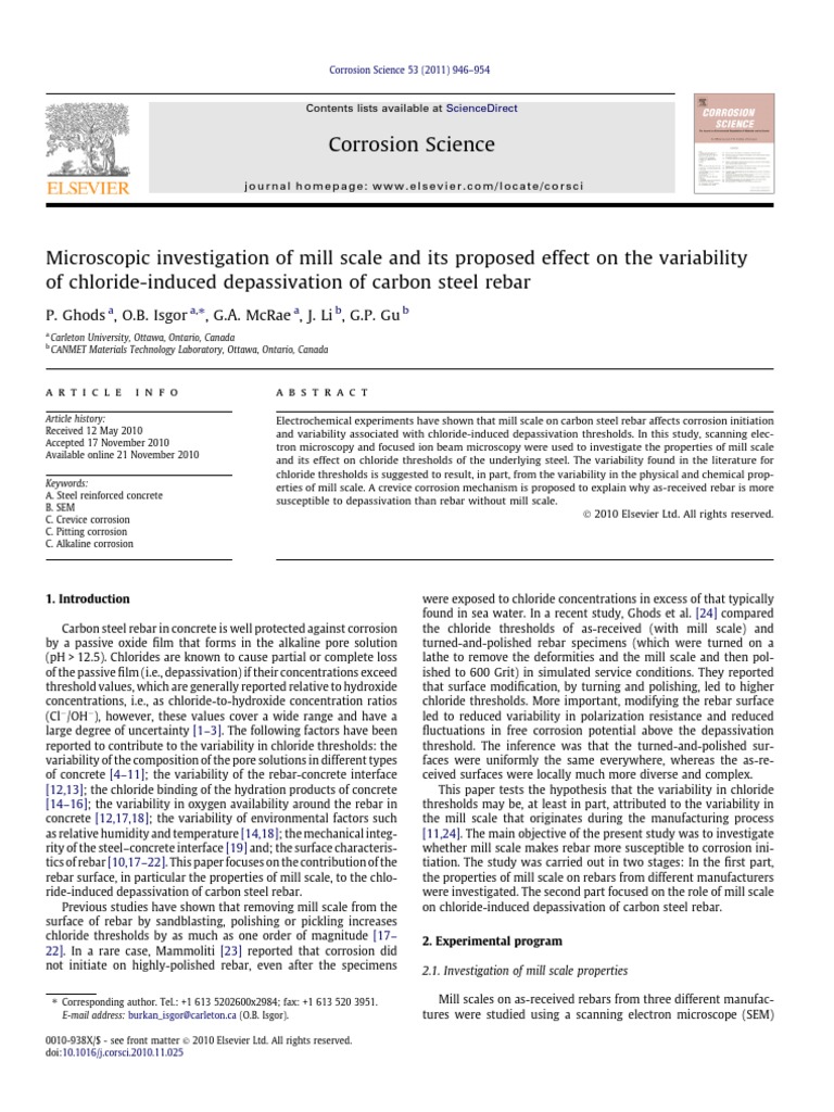 Paper 1 | PDF | Corrosion | Scanning Electron Microscope