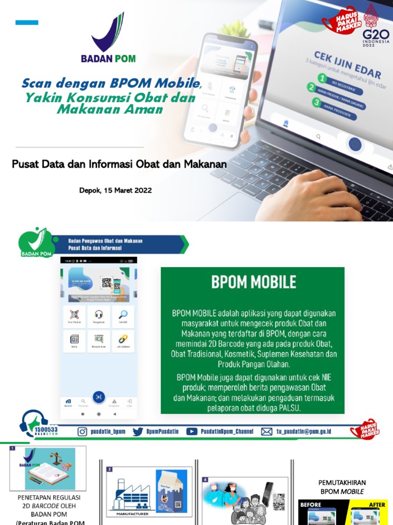 Materi Aplikasi BPOM Mobile | PDF