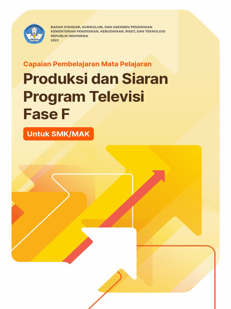 CP Mata Pelajaran Produksi Dan Siaran Program Televisi | PDF