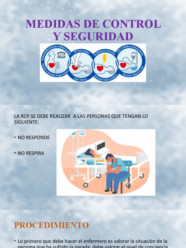 Medidas de Control y Seguridad | PDF | Reanimación cardiopulmonar ...