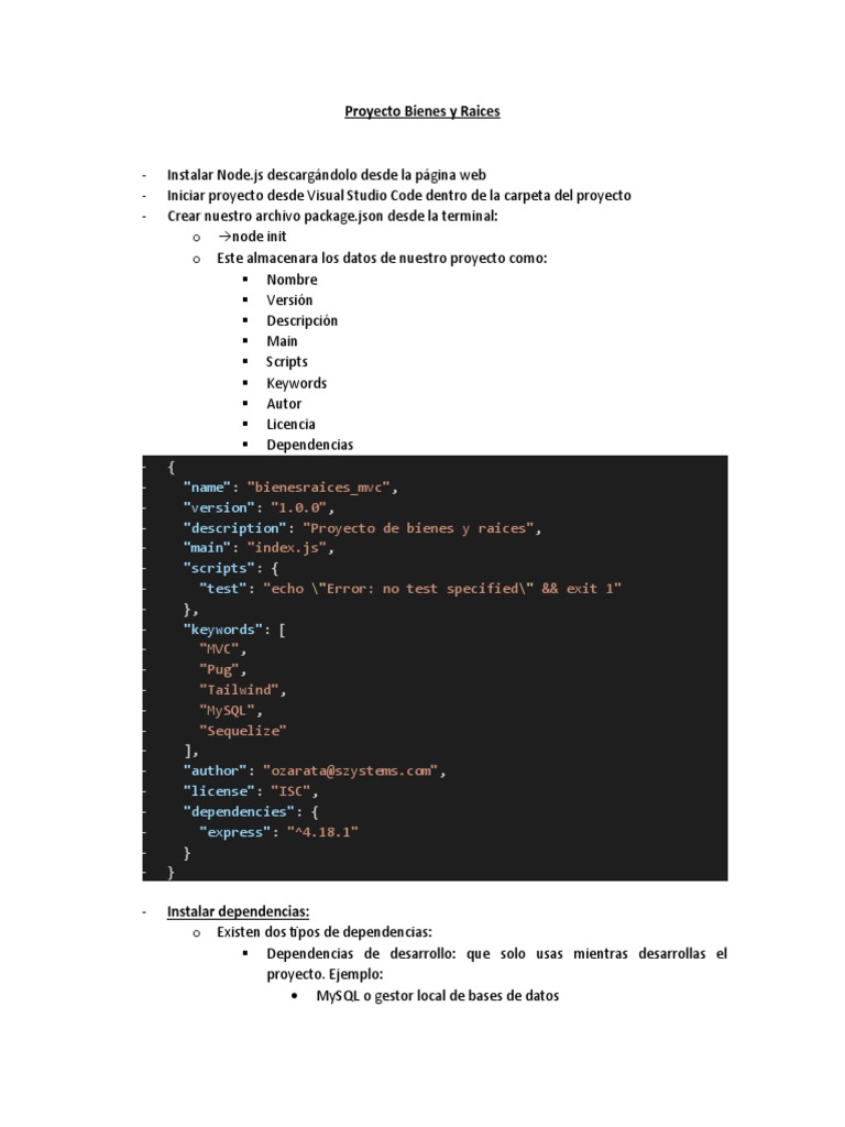 Configuración Node.js y Express MVC | PDF | Modelo – Vista – Controlador | Protocolo de ...