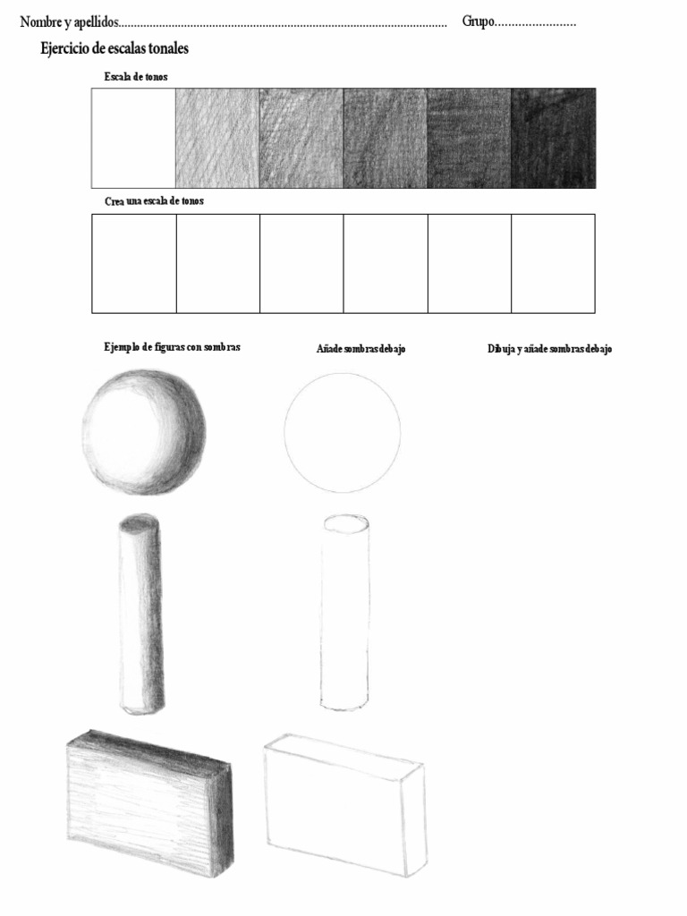 Value Shading Worksheet (Purchased and Edited) | PDF