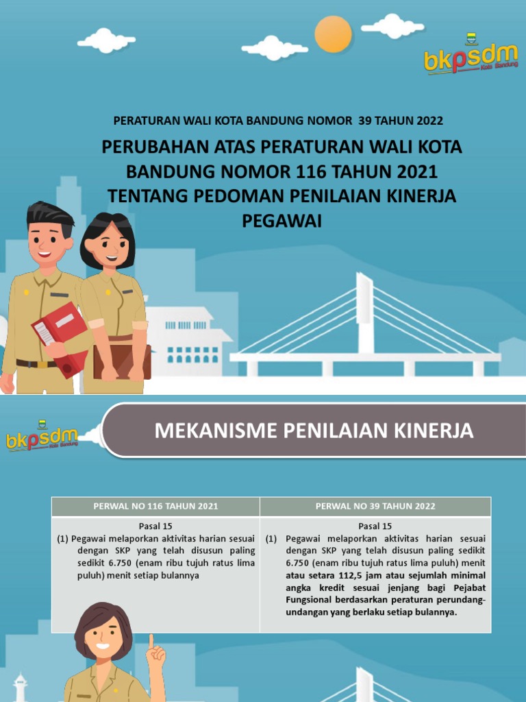 PERWAL 39 TAHUN 2022 TTG PERUBAHAN PERWAL 116 THN 2021edit | PDF ...