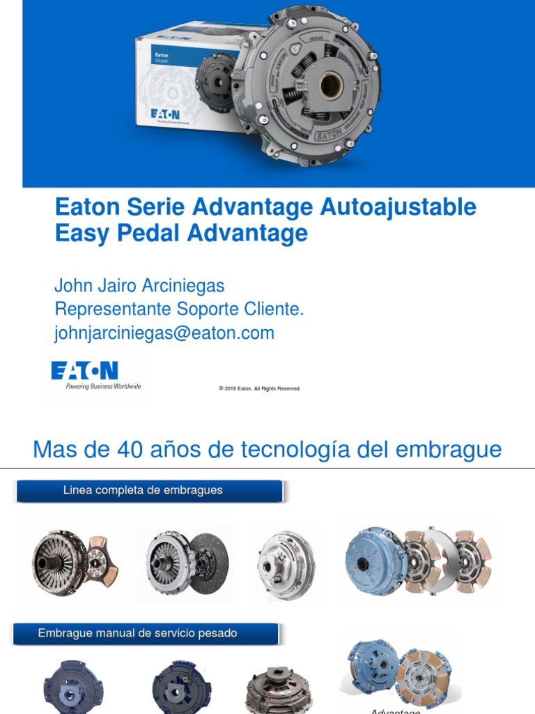 2017 Embragues Eaton - Posventa | PDF | Embrague | Eje