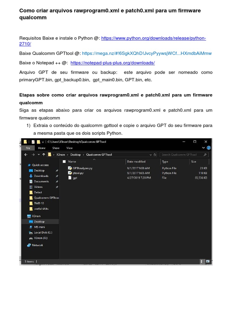 Como Criar Arquivos Rawprogram0 | PDF | Famílias de sistemas operacionais | Plataformas de ...