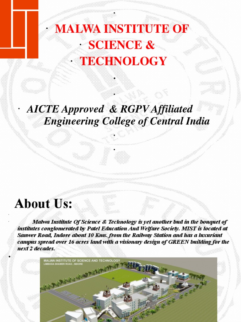 Malwa Institute of Science & Technology | PDF | Laboratories | Engineering