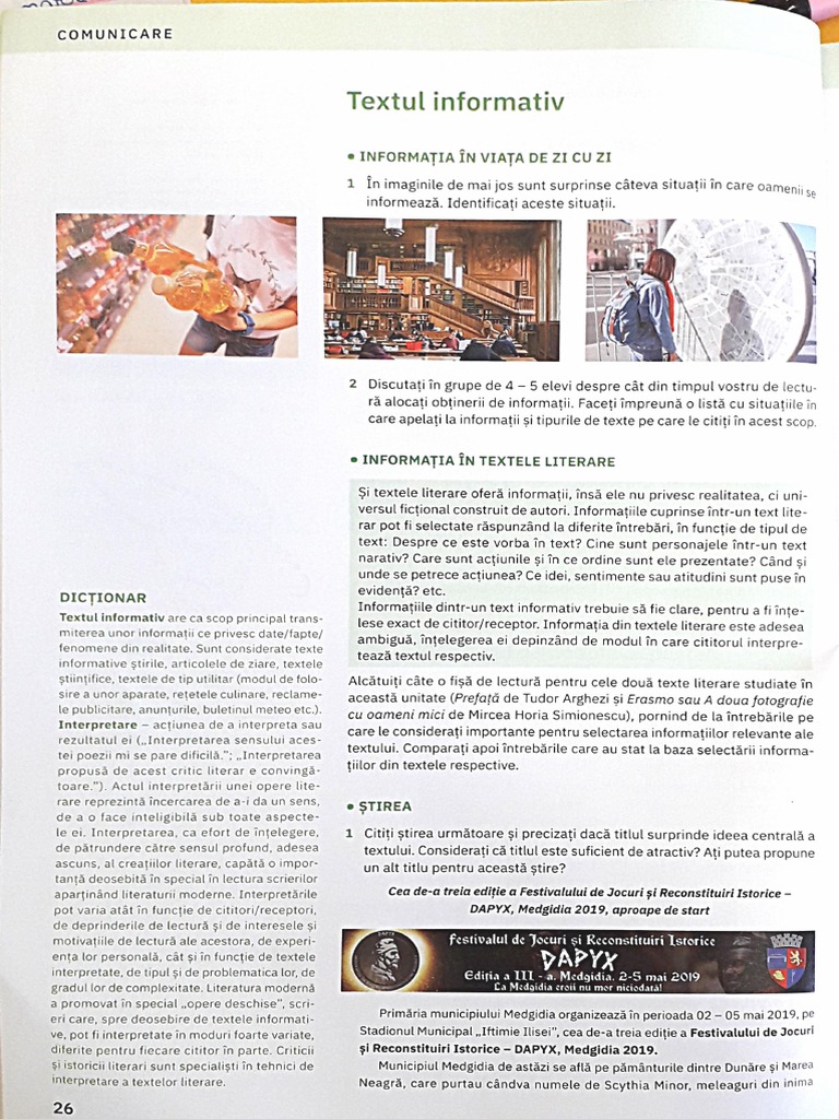 Textul Informativ | PDF