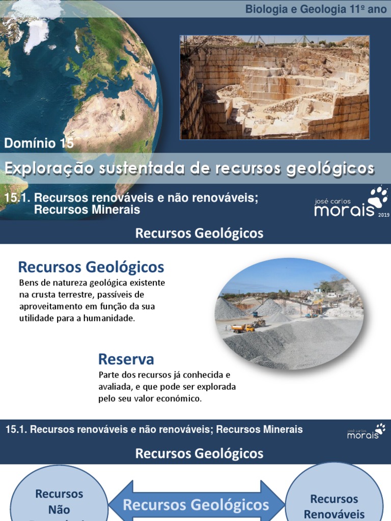 BioGeo11 - Recursos - Geológicos - Minerais | PDF | Minerais | Energia ...