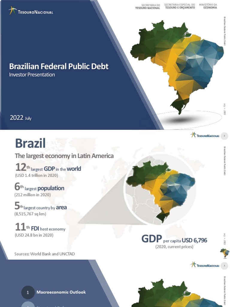 Brazil's Federal Public Debt Overview 2022 | PDF | Government Budget ...