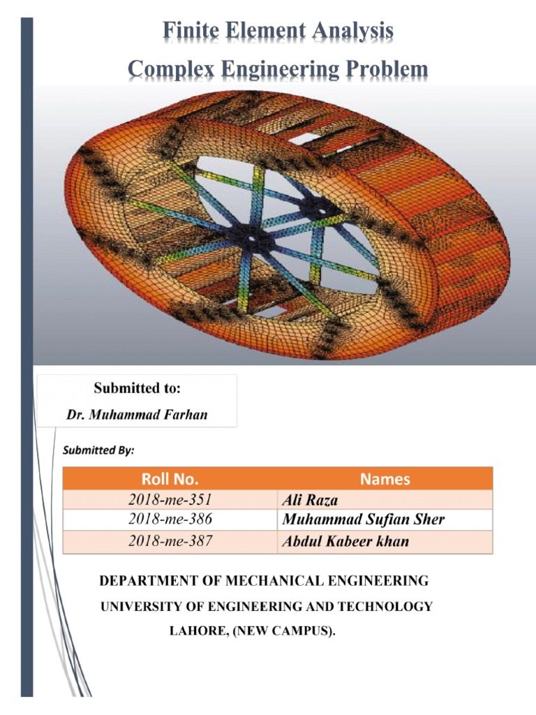 Complex Engineering Problem Solved with FEM | PDF | Finite Element Method | Heat