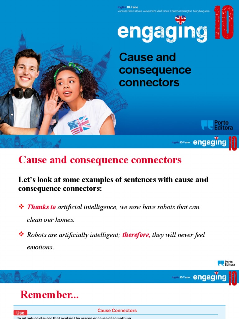 Enga10 Cause Consequence Connectors | PDF | Language Arts & Discipline