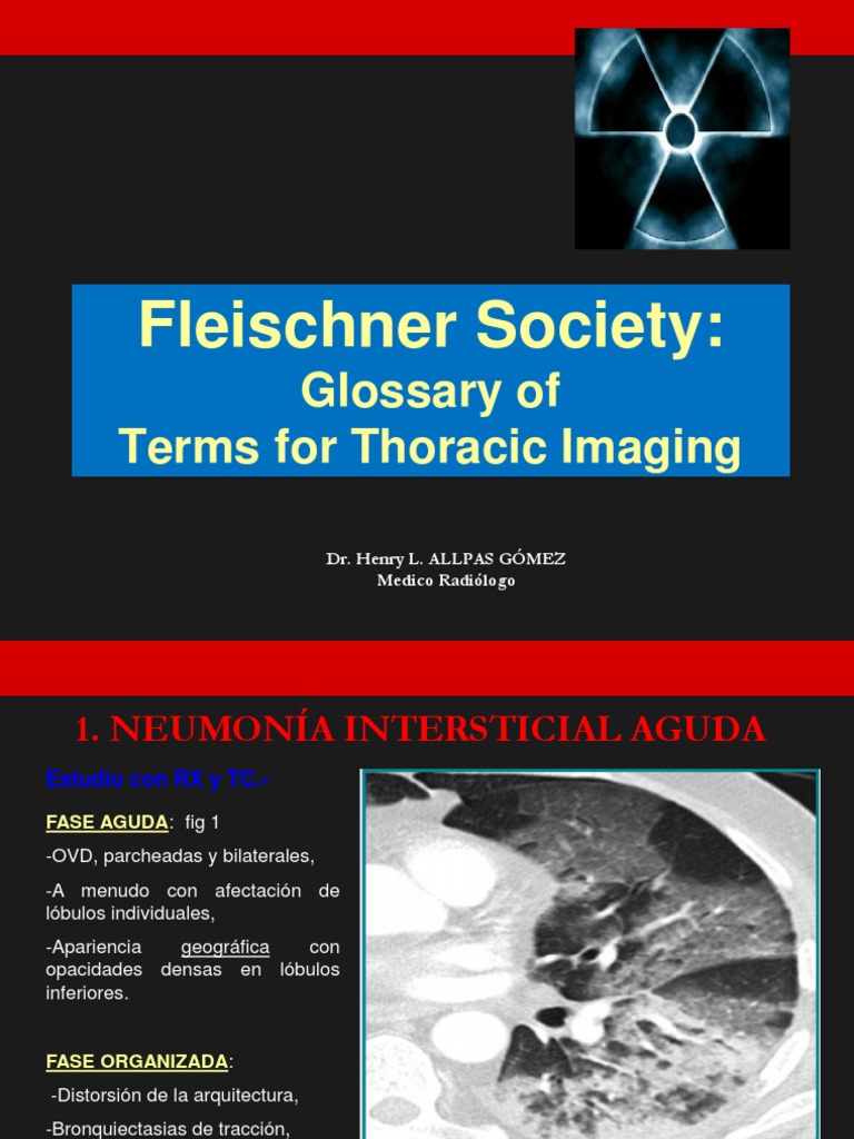 Fleischner Henry | PDF | Pulmón | Neumonía