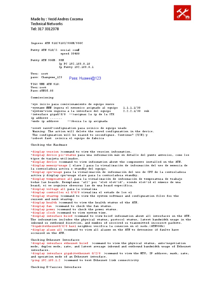 Comandos ATN'S | PDF | Bienes manufacturados | Edad de información