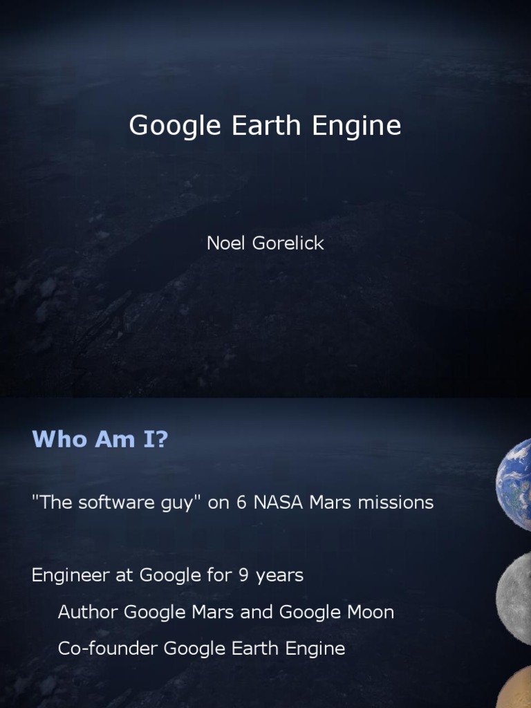 Google Earth Engine: Geospatial Analysis Platform | PDF | Science ...