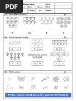 Class - Nursery Maths Complete Print PDF | PDF