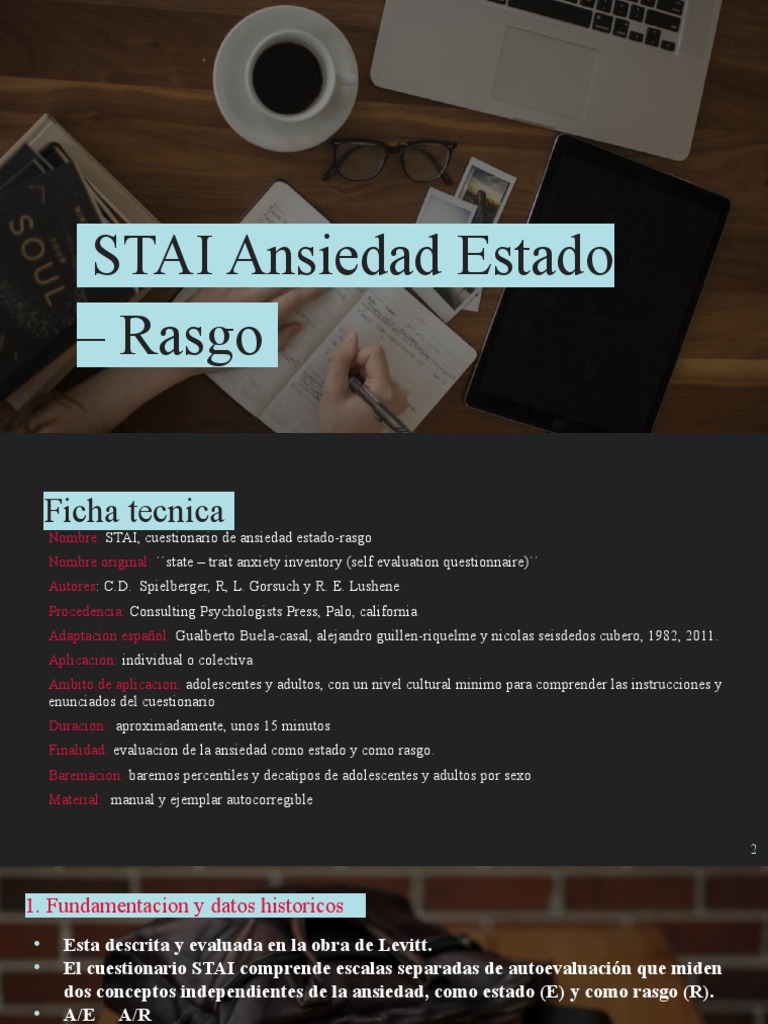 STAI-r (Autoguardado) | PDF | Ansiedad | Sicología